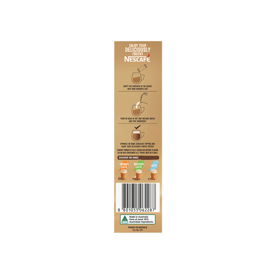 NESCAFÉ® Strong Cappuccino sachets | Nescafé AU