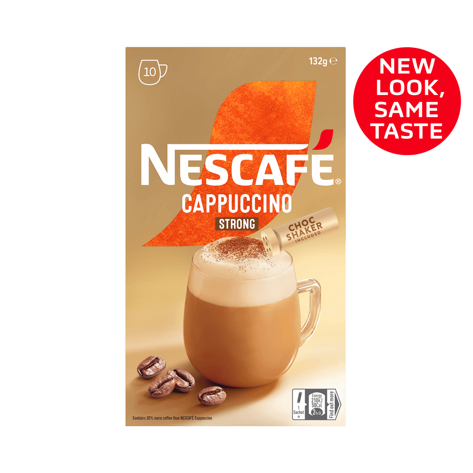 NESCAFÉ® Strong Cappuccino sachets | Nescafé AU
