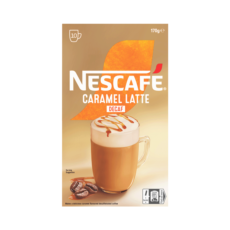 Caramel Latte Decaf | NESCAFÉ AU Caramel Latte Decaf | NESCAFÉ AU