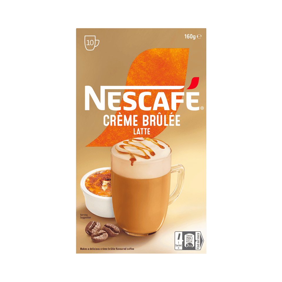 NESCAFÉ® Crème Brûlée Latte Coffee Sachets | Nescafé AU