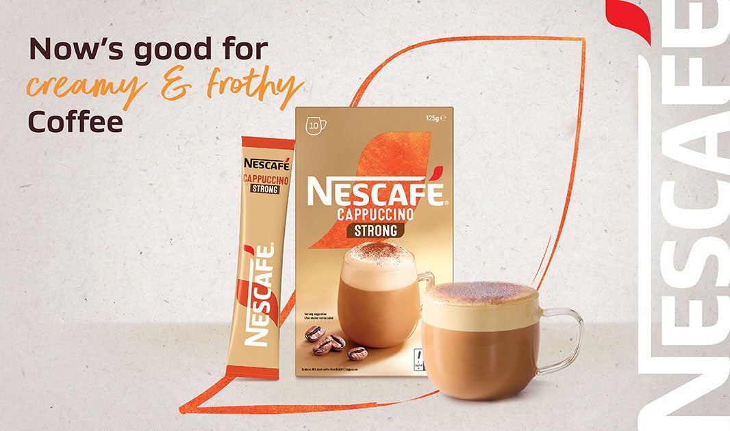 NESCAFÉ® Strong Cappuccino sachets | Nescafé AU