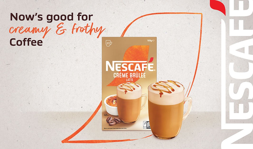 NESCAFÉ® Crème Brûlée Latte Coffee Sachets | Nescafé AU
