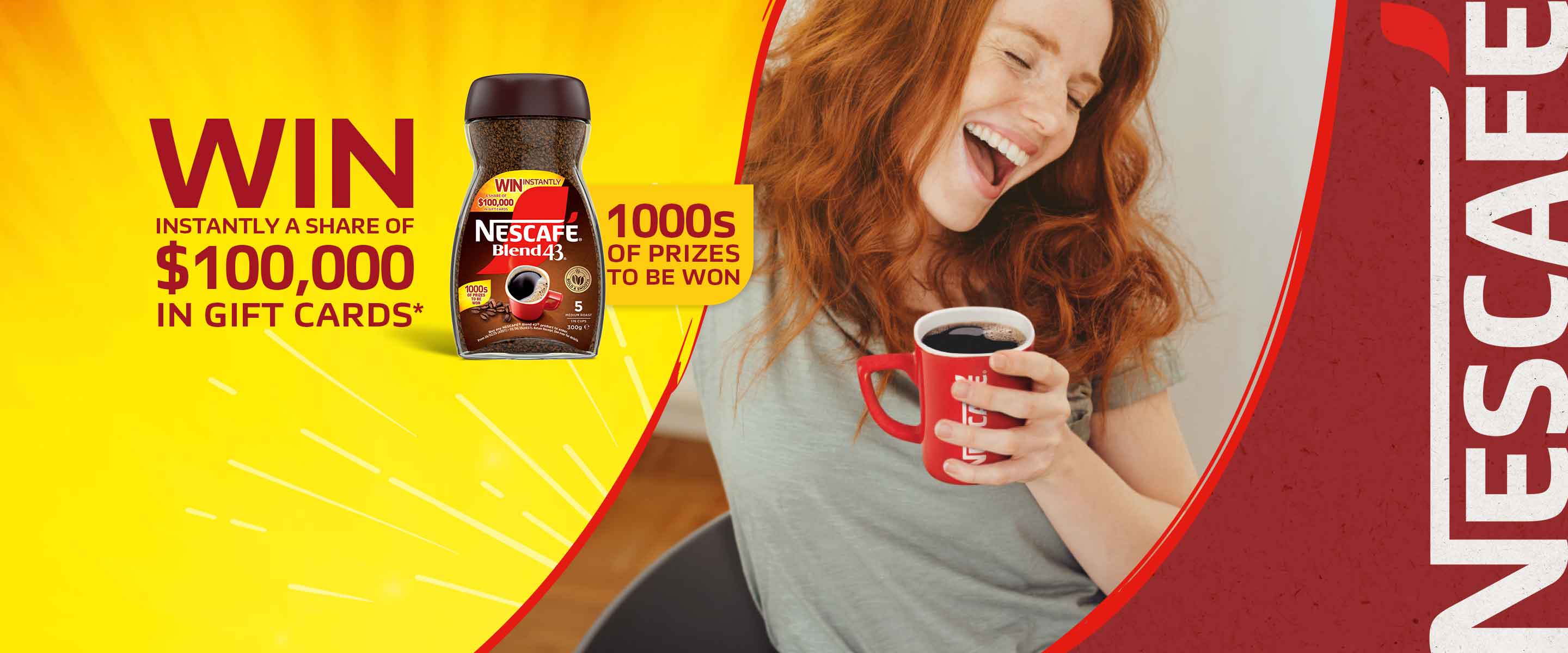 Nescafe - Win 1 of 1000 of gift cards instantly