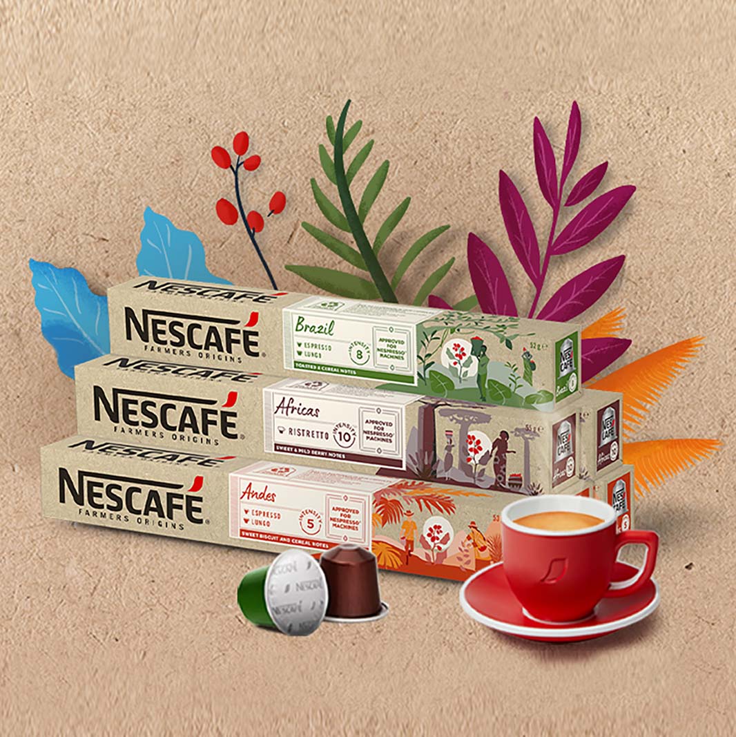 Cápsulas NESCAFÉ® Farmers Origins Colombia Espresso | Nescafé Brasil