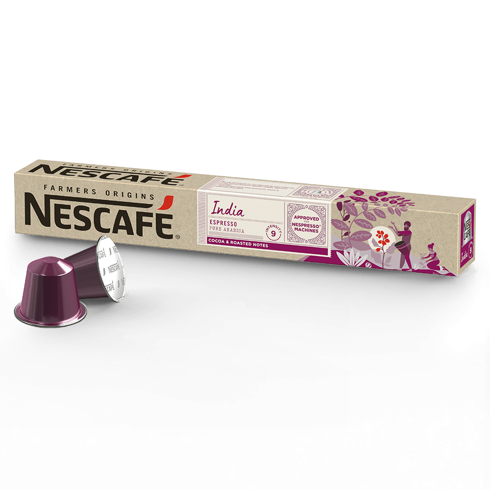 NESCAFÉ® Farmers Origins India Espresso-kaffekapsler | Nescafé Danmark
