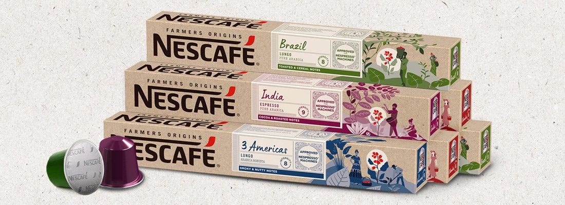 Nescafé Farmers Origins kapsler | Nescafé Danmark