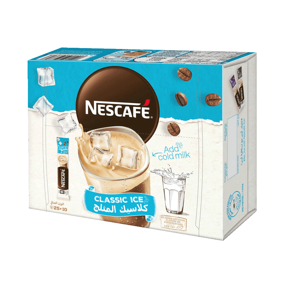 NESCAFÉ® ICE Classic Sachets. Soluble Iced coffee | Nescafé MENA