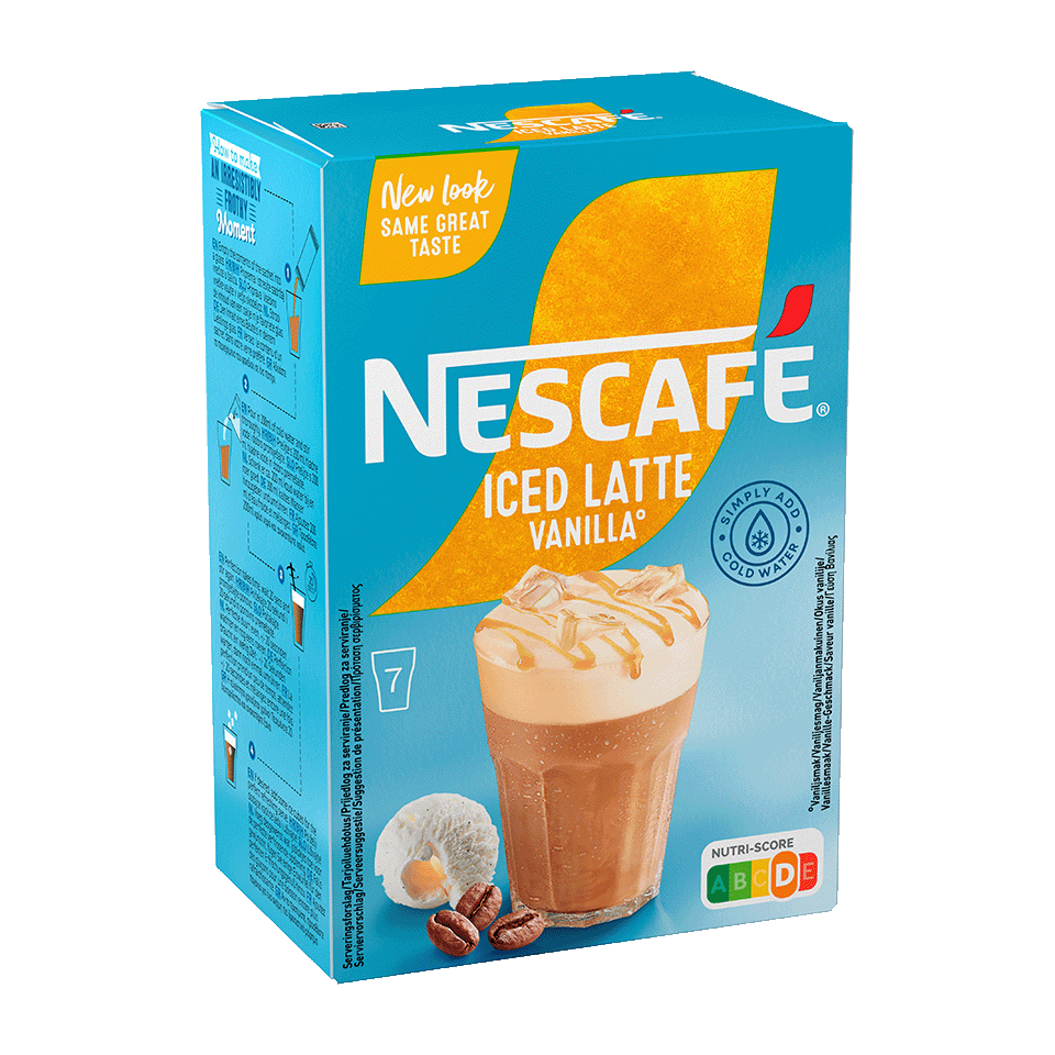 NESCAFÉ® Iced Vanilla Latte-porsjonsposer | Nescafé NO