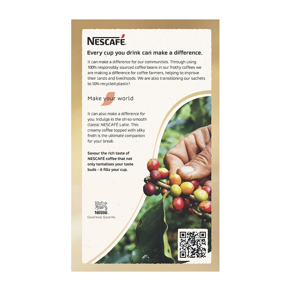 NESCAFÉ® Latte Sachets | Nescafé New Zealand