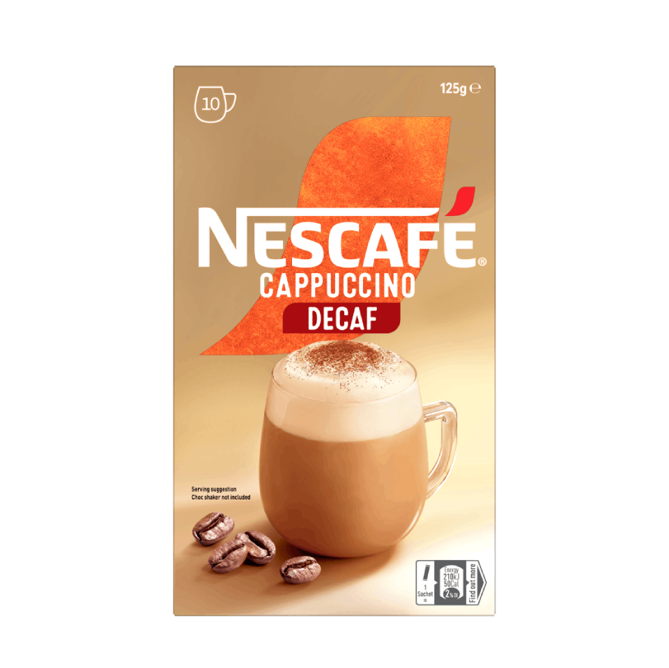 NESCAFÉ® Decaf Cappuccino sachets | Nescafé NZ