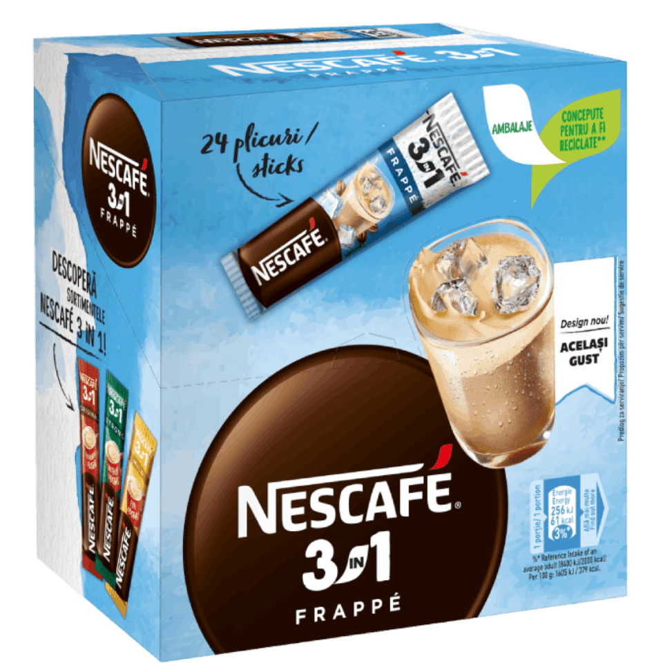 NESCAFE 3in1 Frappe | Cafea rece NESCAFÉ | RO