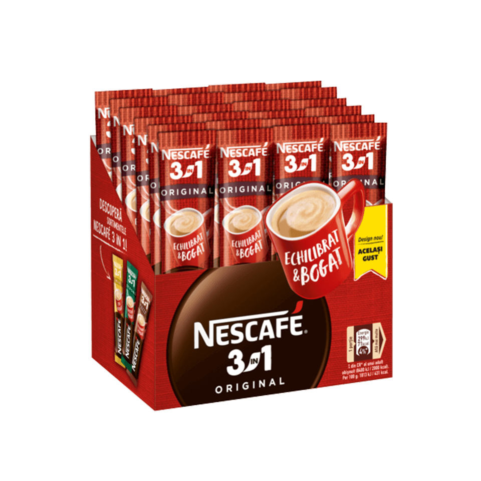 NESCAFÉ 3in1 | Mix de cafea instant | NESCAFÉ plicuri
