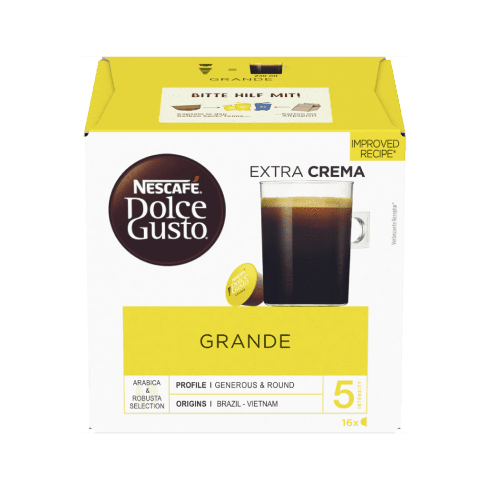 NESCAFÉ® Dolce Gusto Grande-kapslar | Nescafé SE